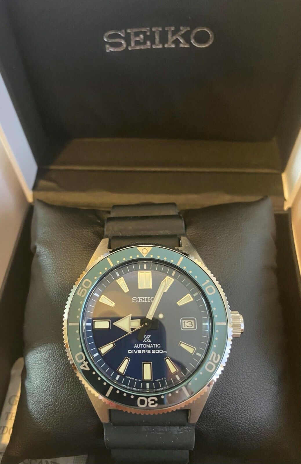 Seiko Prospex Diver's Recreation watch SPB053J1 Blue Dial Rubber Strap ...