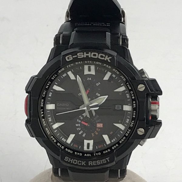 [Used] CASIO Gravity Master / Solar Watch / Analog / Rubber / Black ...