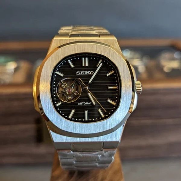Seiko Open-heart nautilus mod | WatchCharts Marketplace