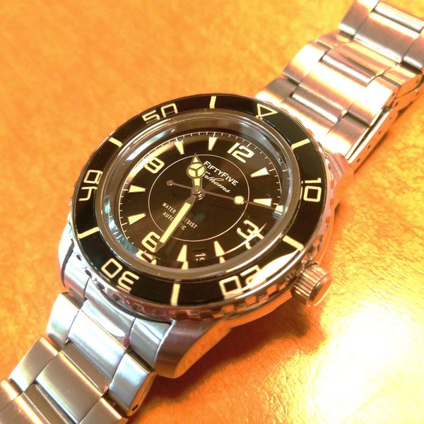 Seiko FFF Mod based on SNZH55, Sapphire Crystal, Lumed Bezel, Dagaz ...