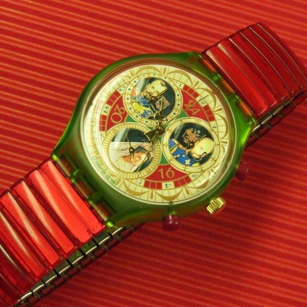 Refurbished-Mint Swatch Chrono Russian Treasury | WatchCharts Marketplace