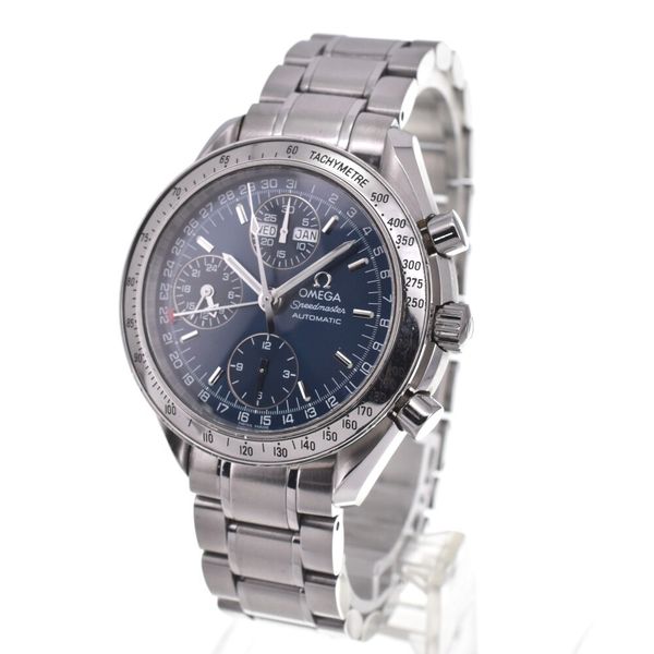 OMEGA Speedmaster 3523.80 Triple calendar blue Dial Automatic Men's B# ...