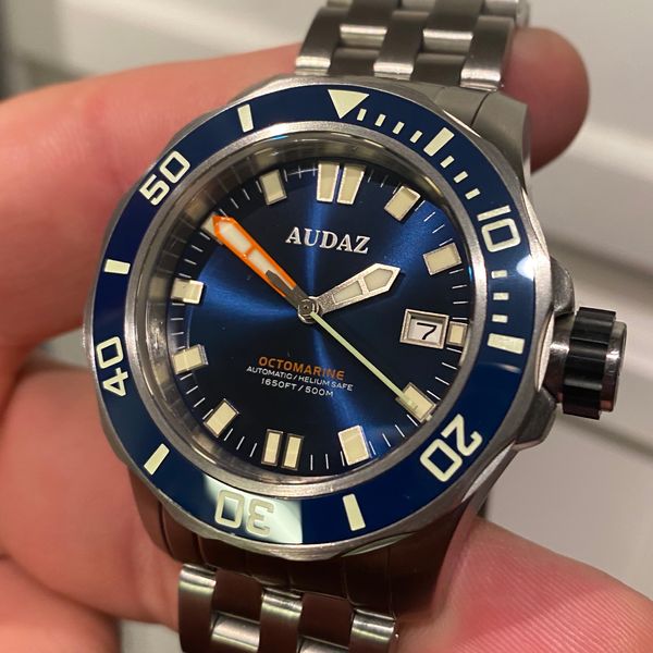 FSO $325 Audaz Octomarine SOLD OUT Blue Ceramic Bezel | WatchCharts ...