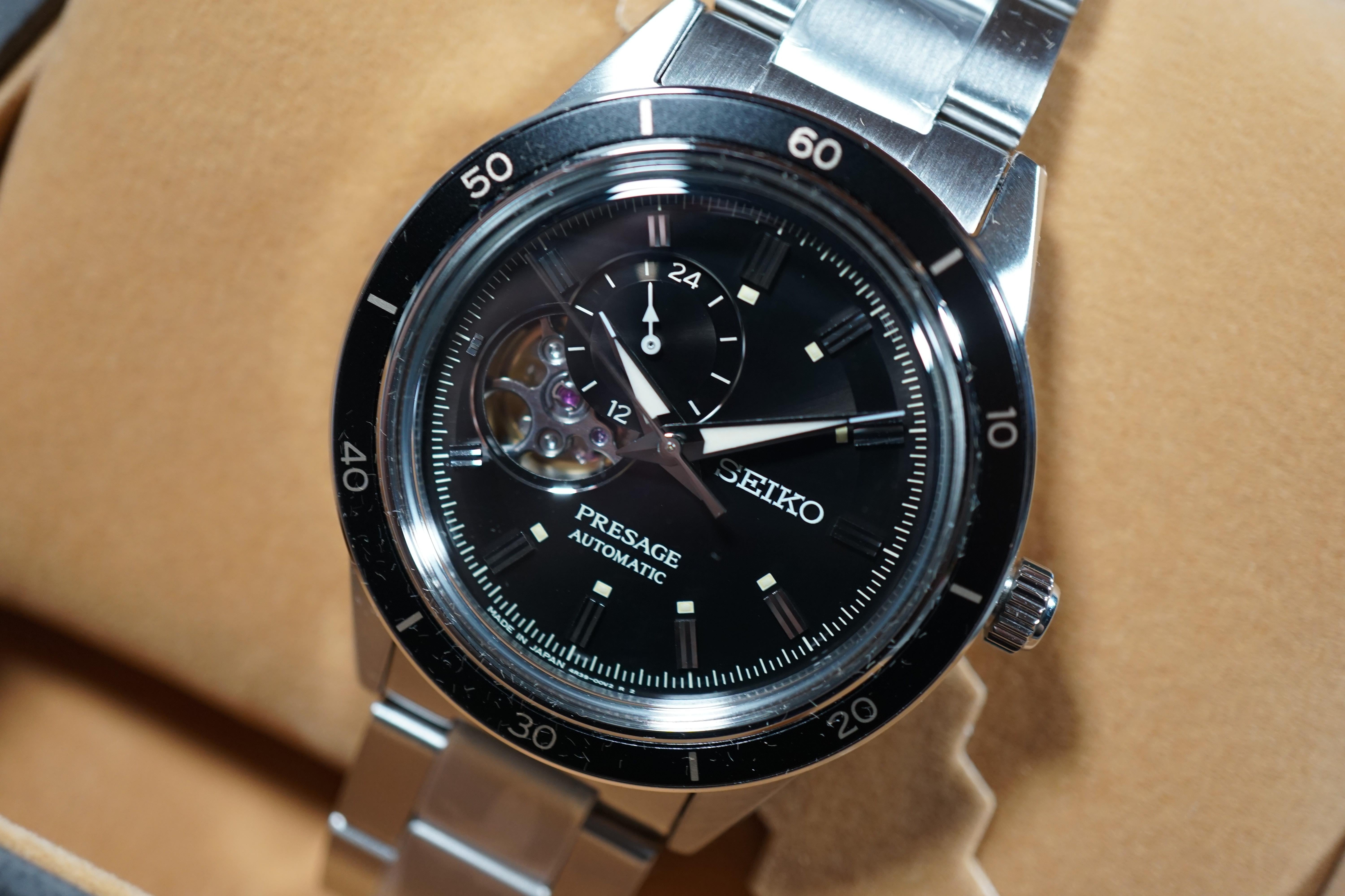 [WTS] Seiko Presage SARY191 4R39 Black Dial Open Heart Automatic Watch ...