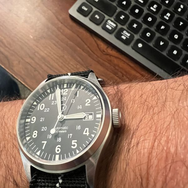 SOLD - Islander Michel Automatic Field watch | WatchCharts Marketplace