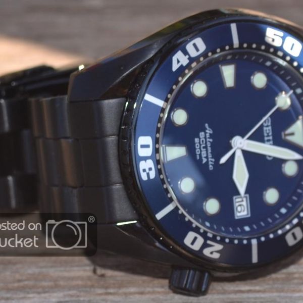WITHDRAWN: Seiko Blue SUMO w/ Yobokies DLC Hammer Bracelet $415 ...