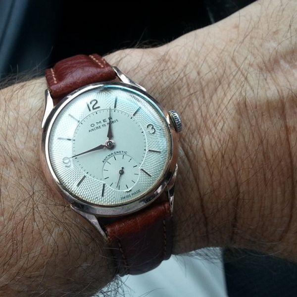 SOLD!!!! FS: Vintage OMER ROSE GOLD HAND WIND | WatchCharts Marketplace