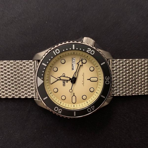 FS: Seiko SRPD67 - cream dial 5KX Seiko 5 Sport | WatchCharts