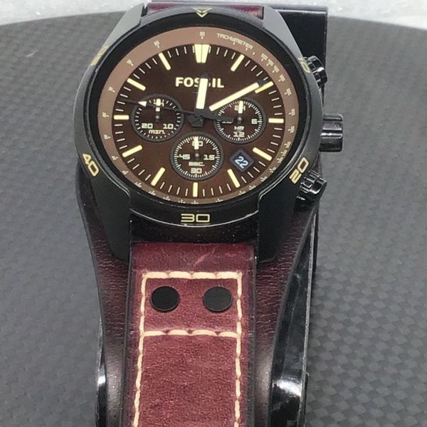 Fossil "Coachman" Chronograph Watch | WatchCharts Marketplace