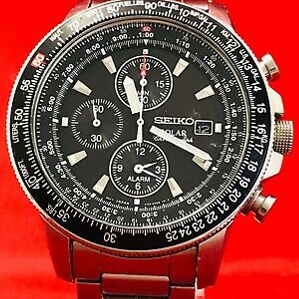 SEIKO SOLAR MENS WATCH V172-OACO | WatchCharts