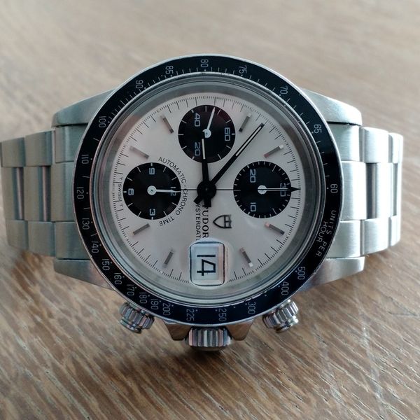 FS: Tudor Big Block 79160 with Black Bakelite Tach Bezel + Panda Dial ...