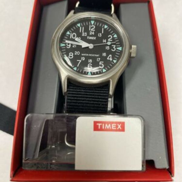 TIMEX watch stainless steel camper plastic Black TW2R58300 Men's from japan | WatchCharts ...
