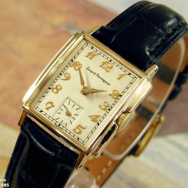 1950's Vintage Girard Perregaux, Stunning Silver Dial, Serviced ...