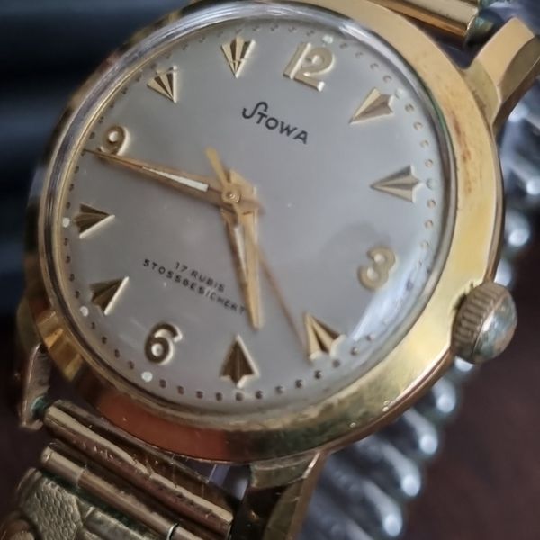 BEAUTIFUL, VERY RARE VINTAGE STOWA MEN'S WRISTWATCH | WatchCharts ...