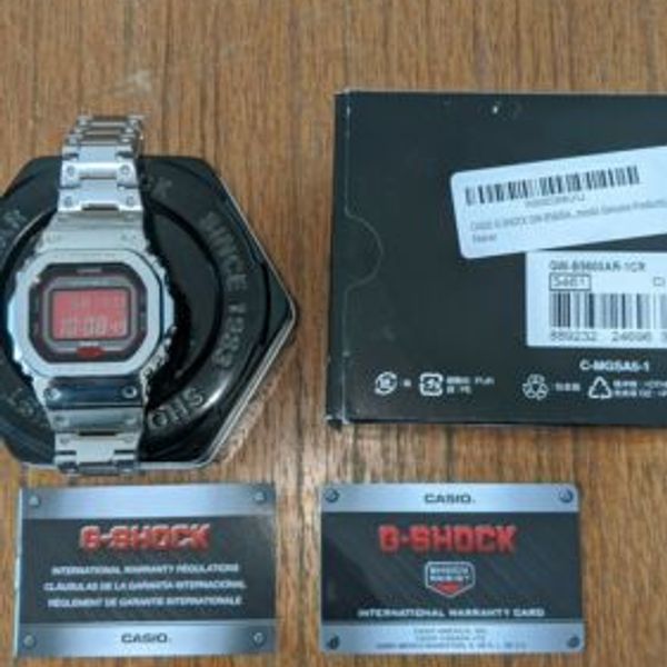 Casio G-Shock GWB5600AR-1 Multi-Band Tough Solar Bluetooth T500 ...