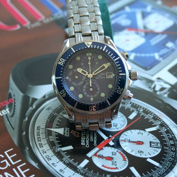 Alpha Seamaster Chrono homage | WatchCharts