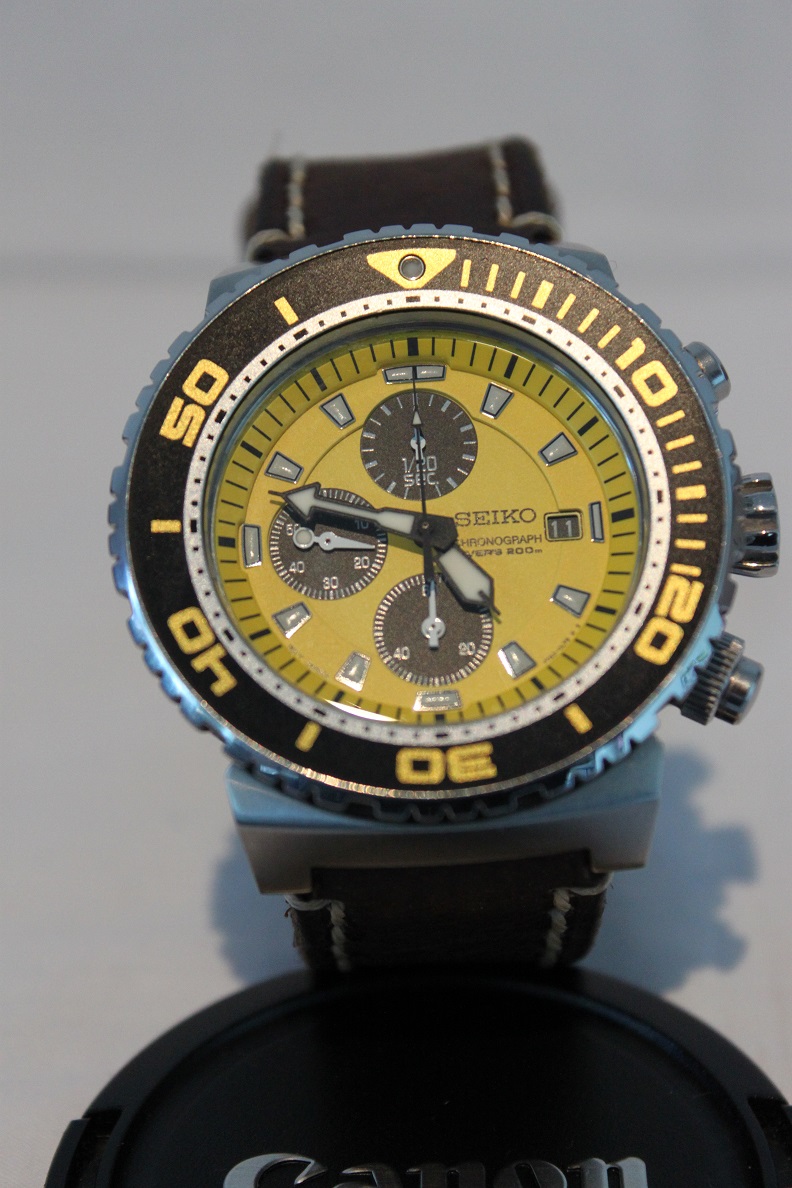 Seiko SNDA15 Yellow Caesar Chronograph | WatchCharts