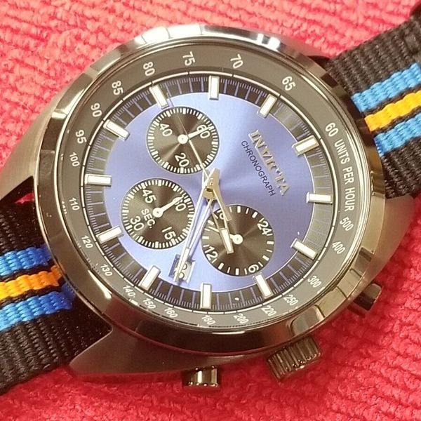 Invicta S1 Rally Racing Team 29993 Men's 45mm Nylon Strap Chronograph ...