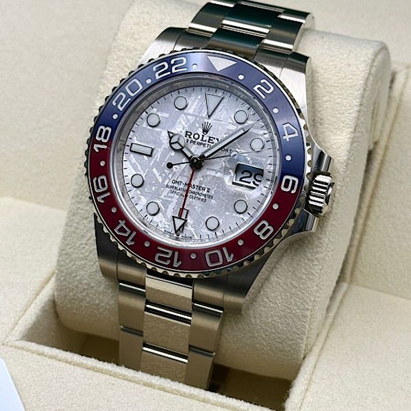 Fs: 126719blro rolex gmt master ii pepsi meteorite mint condition ...