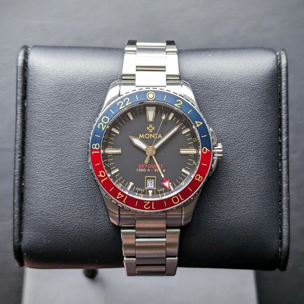 [WTS] Monta Skyquest V1 GMT, Pepsi Gilt LE | WatchCharts Marketplace