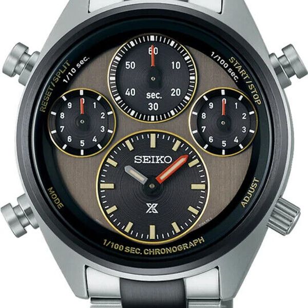 Seiko Prospex Speedtimer 1/100 Second Solar Chronograph Limited Edition ...