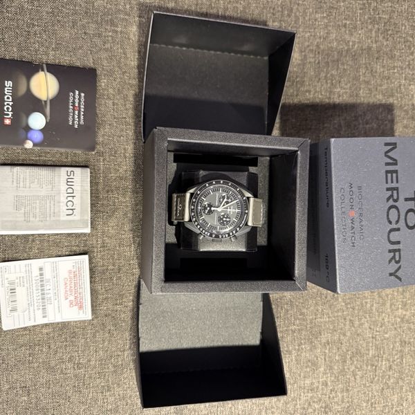 Swatch x Omega MoonSwatch Mission To Mercury Men's Watch SO33A100 ...
