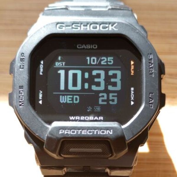 Casio G-Shock GBD-200-1, black; module 3506; MIP display, Bluetooth ...