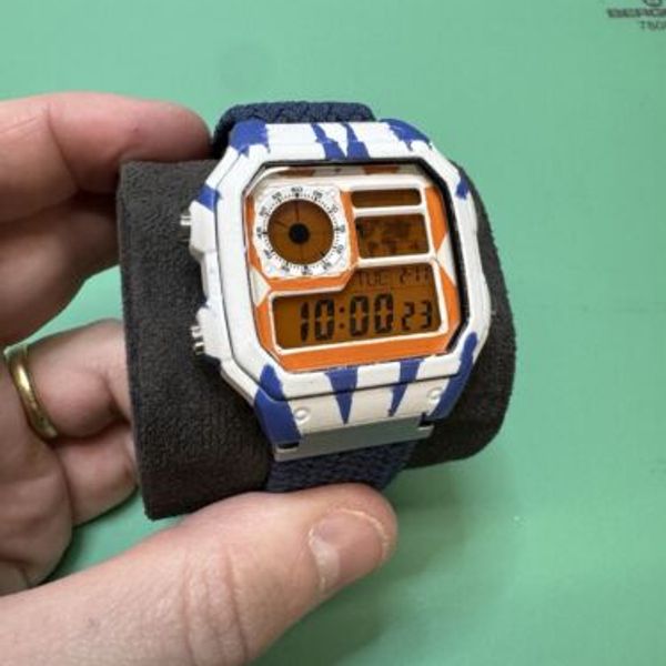 Custom Modified Casio AE-1200 World Time Watch â Star Wars Ashoka Tano ...