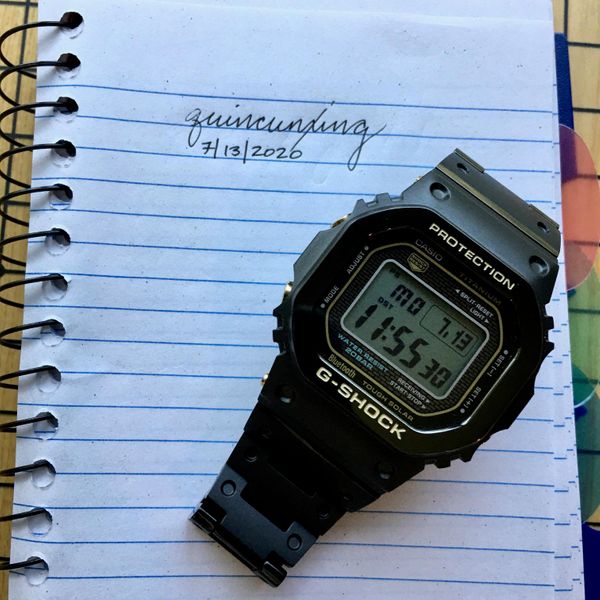 [WTS] Casio GMWB5000TB-1 Full Titanium G-Shock + Extra Strap - $1300 ...