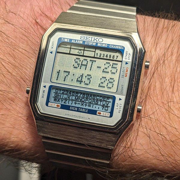 [WTS] - Seiko Data Bank D409-500A | WatchCharts Marketplace