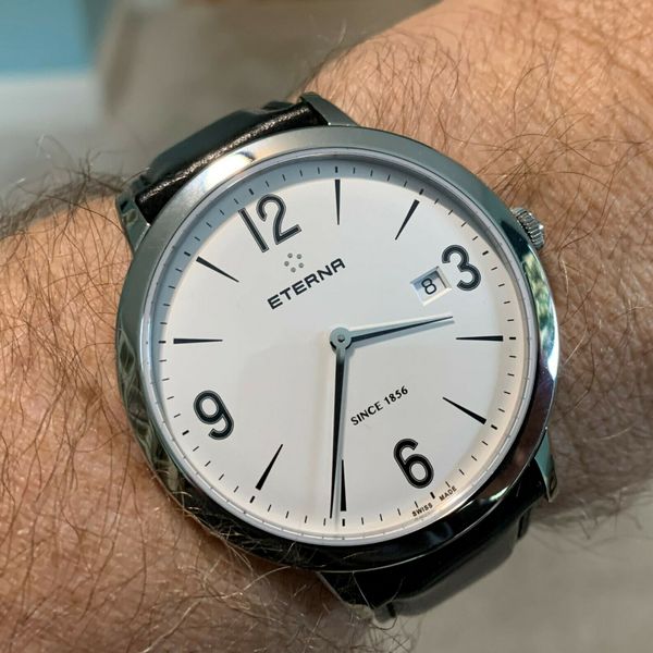 Eterna Eternity mens Swiss watch - elegant classic, barely worn, box ...