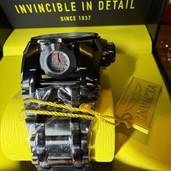 New Invicta Reserve Black Label LE 52mm Bolt ZEUS MAGNUM Swiss Chrono ...