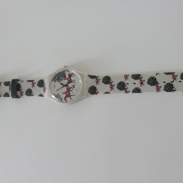 Swatch Red Jacket Horses SUOT103 Watch | WatchCharts Marketplace