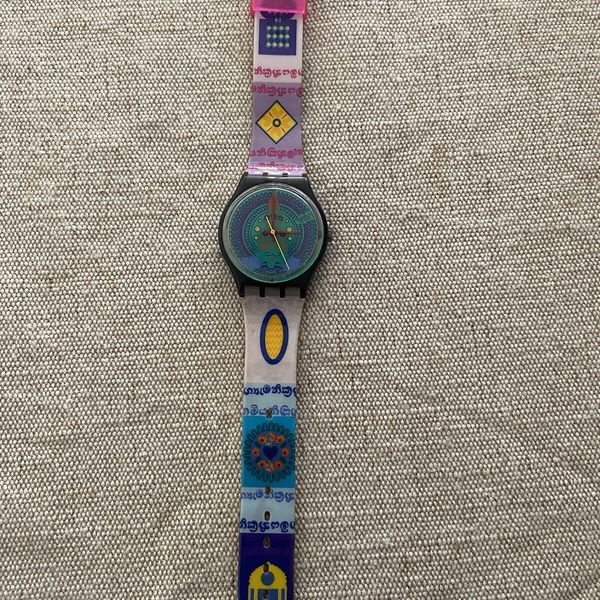 Vintage Swatch Watch 90s Gold Silver | WatchCharts Marketplace