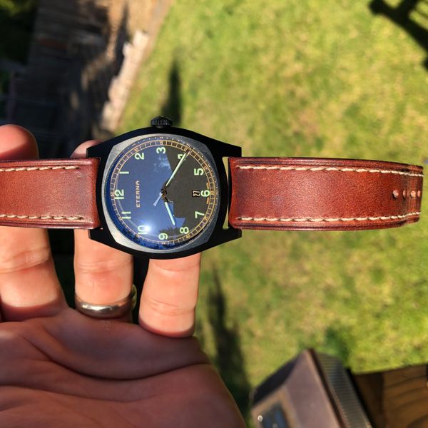 Eterna 1939 Military Automatic Limited Edition - 40mm PVD - Like New ...