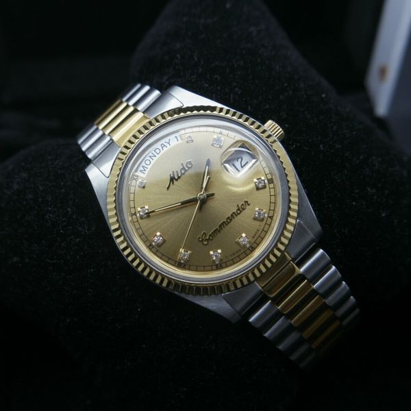 Rare Mido President Commander Automatic Vintage Watch | WatchCharts ...
