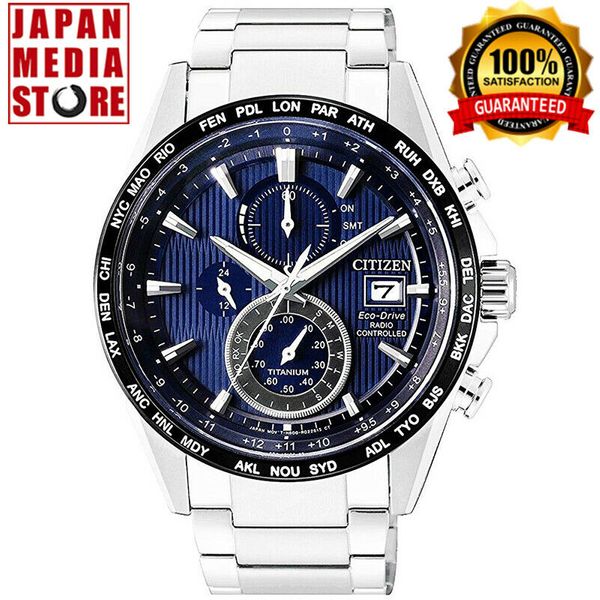 Citizen Eco-Drive AT8154-82L Atomic Radio Controlled Solar Chrono Men`s ...