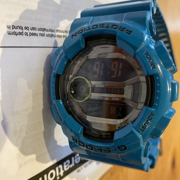 Casio g Shock Rare teal Colour GD-110 Module 3400 | WatchCharts Marketplace