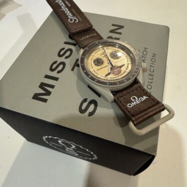OMEGA X SWATCH Speedmaster Mission To Saturn Men's Watch | WatchCharts ...