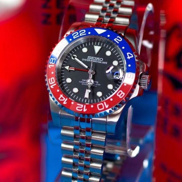 [WTS] Seiko GMT Custom Pepsi Mod ($285+ Free Shipping) | WatchCharts ...