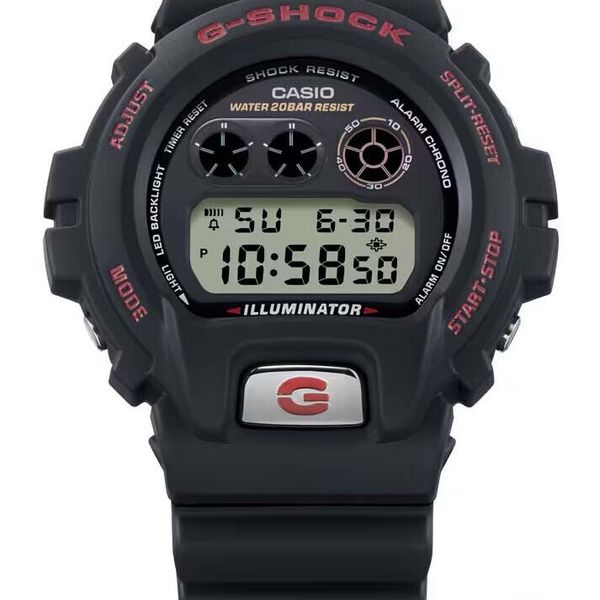 NEW Casio G-Shock 6900 LINE 30TH ANNIVERSARY Black Digital Mens Watch ...