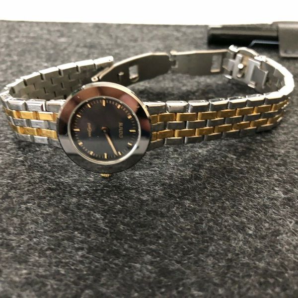 Womens Rado DiaStar Titanium Two Tone Wristwatch 153.0344.3 ...