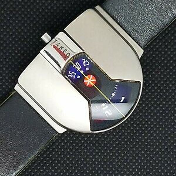 SEIKO RARE NON DIGITAL WATCH V501-5H20 TAKEO KIKUCHI ART FUTURISTIC ...
