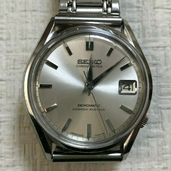 [w422] SEIKO CHRONOMETER 6245-9000 35J SEIKOMATIC Serviced VG | WatchCharts