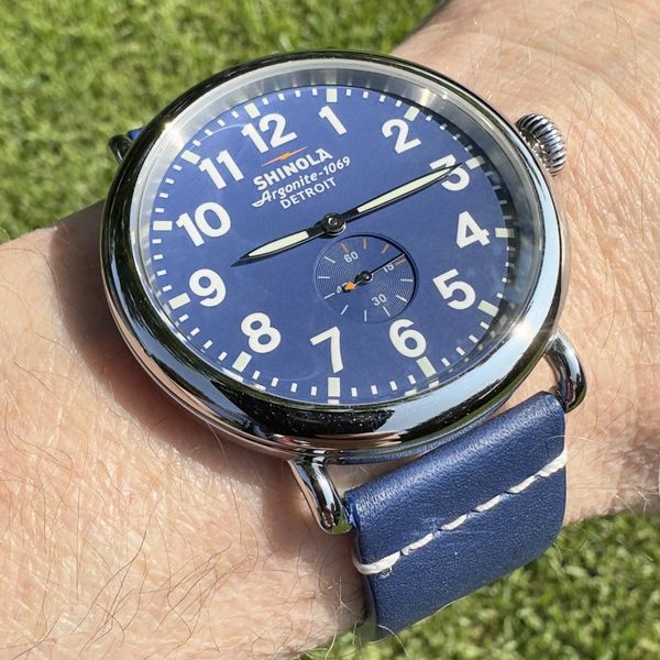 FS: Shinola Runwell Blue Dial [$285 USD] | WatchCharts Marketplace