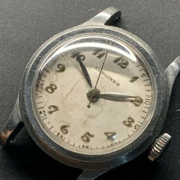 1940s Longines Tre Tacche Restored Breguet Numerals Dial Cal. 10L ...
