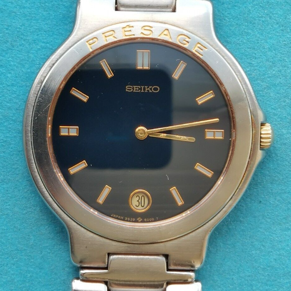Quartz Watch SEIKO PRESAGE 9539-6010 movement SEIKO 9539A MADE in Japan ...