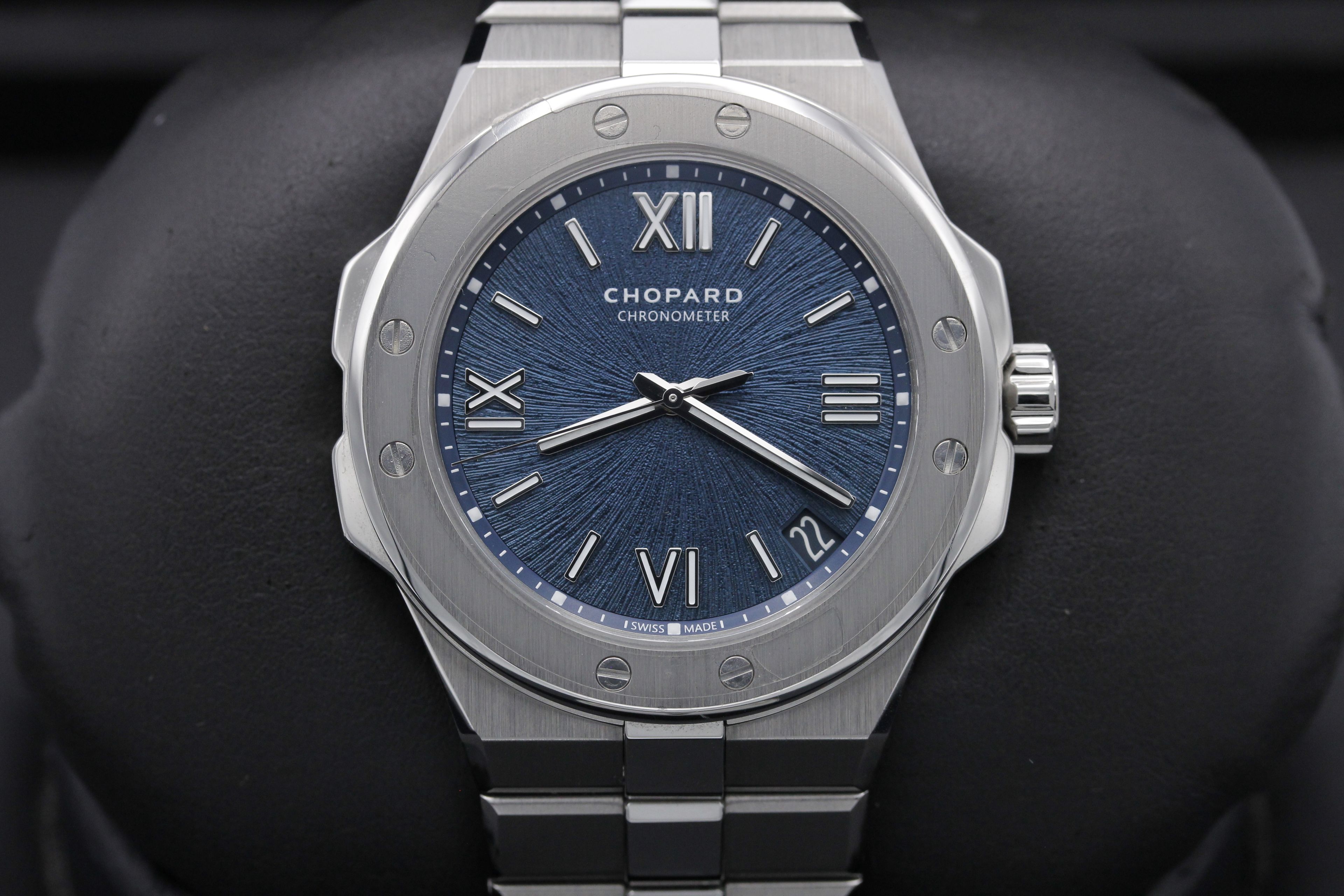FSOT: Chopard - Alpine Eagle Large 298600-3001 - Blue Dial - Stainless - 41mm - Mint ...