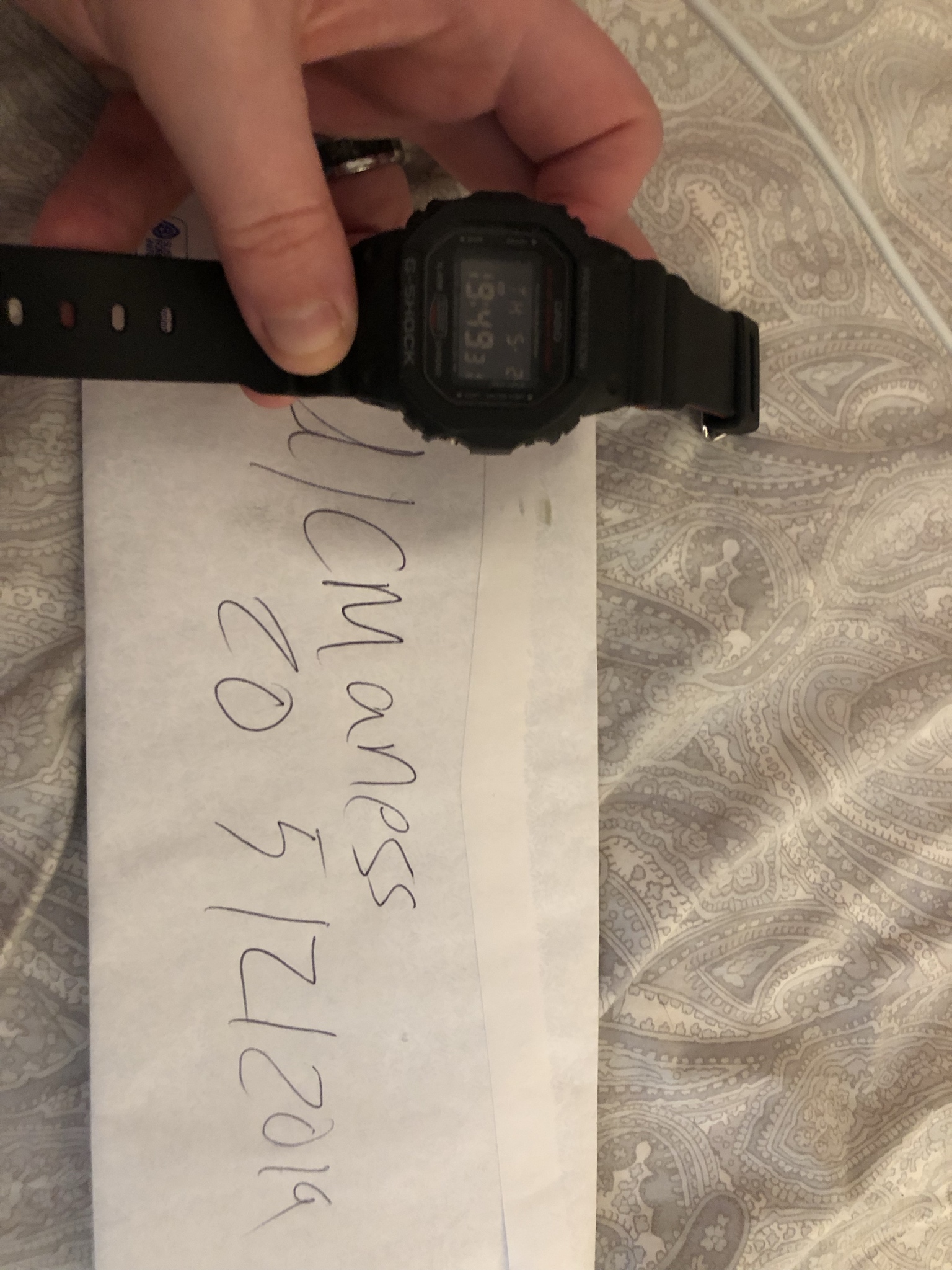 [WTS](gshock DW-5600) negative screen black and red model | WatchCharts