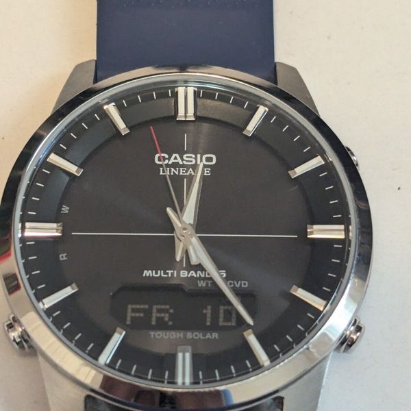 Casio LINEAGE Radio Wave Solar Watch - Excellent Condition ...